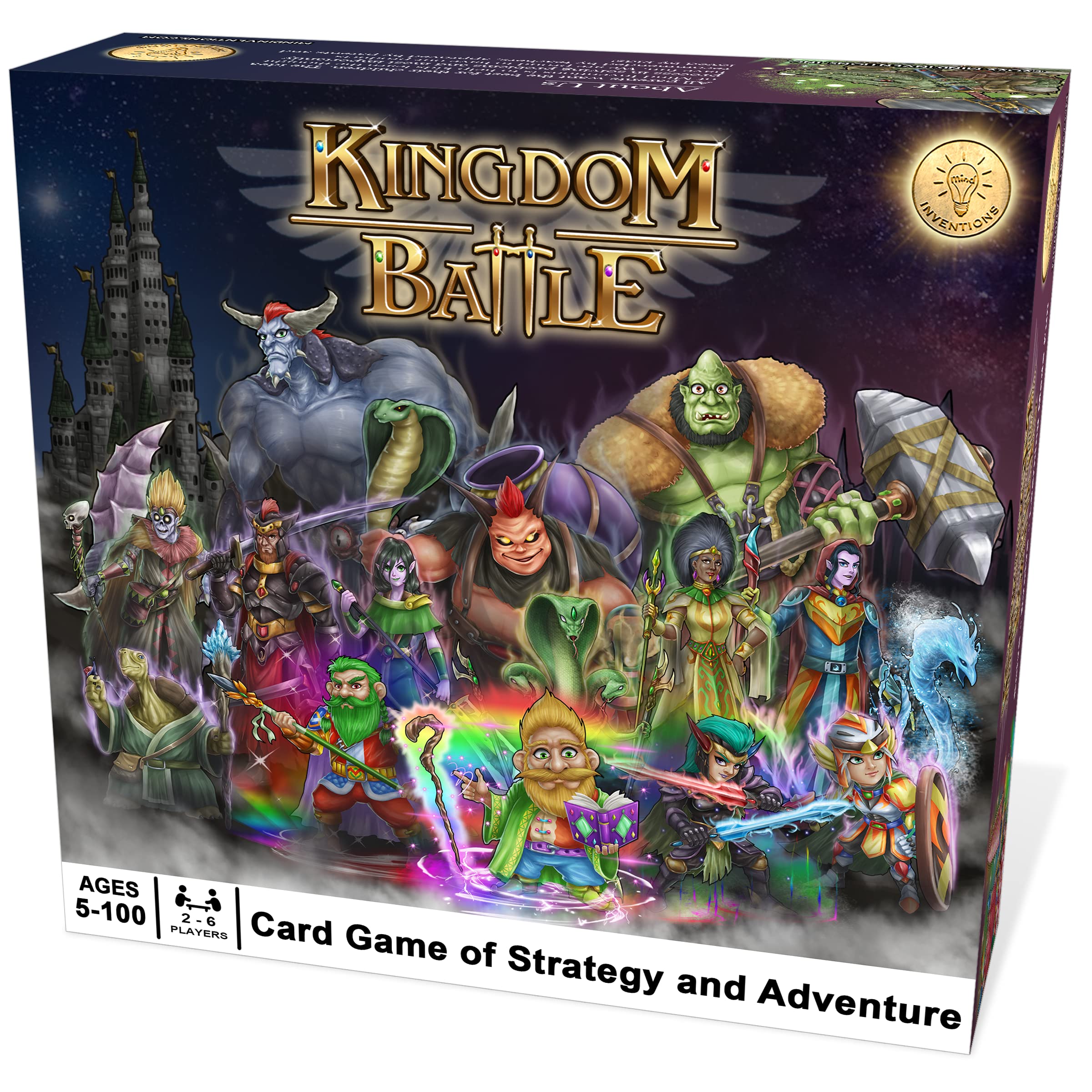 Amazon.com: Kingdom Battle - Math Card Game of Strategy and Adventure ...