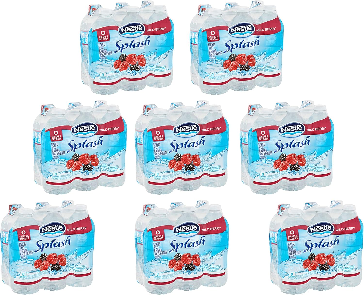 Nestle Pure Life Splash, Wild Berry, 16.9 Fluid Ounce (48 Pack ...