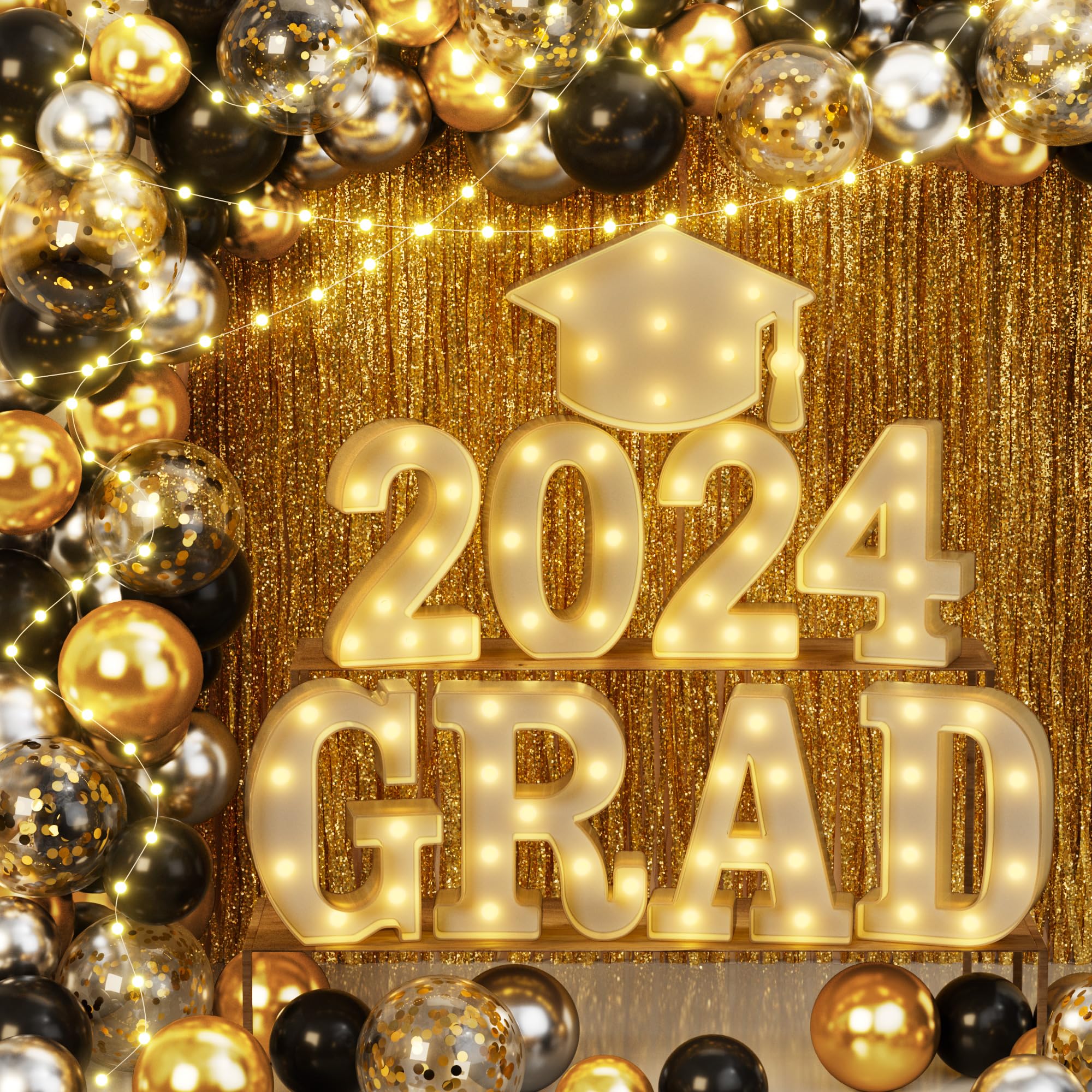 2024 Graduation Decorations, 79 PCS Graduation Party Supplies with 9 ...