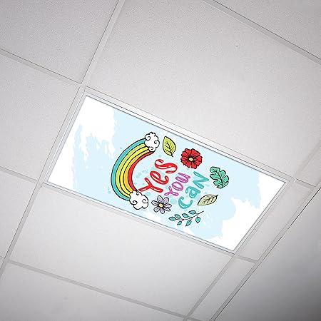 Octo Lights Fluorescent Light Covers for Ceiling Lights Classroom 2x4 ...