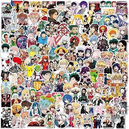 Amazon.com: Anime Stickers Mixed Pack,600Pcs Mixed with Classic Anime ...