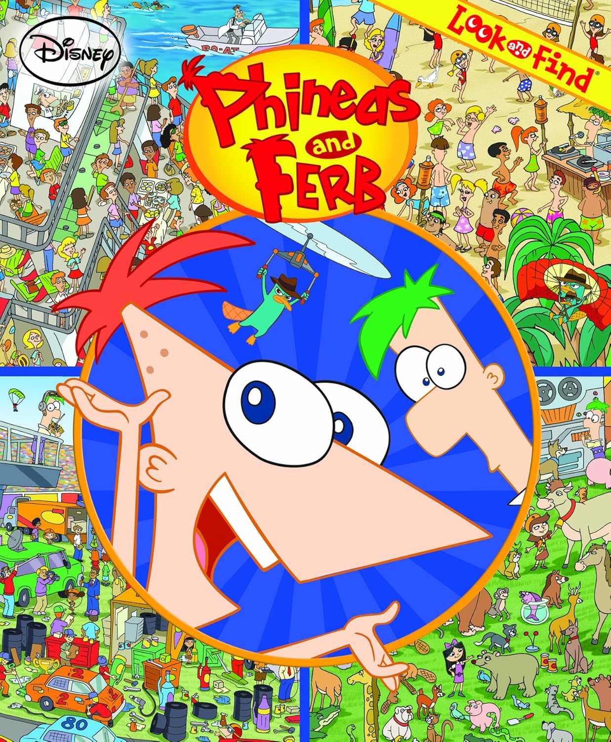 Look and Find: Phineas and Ferb: Editors of Publications International ...
