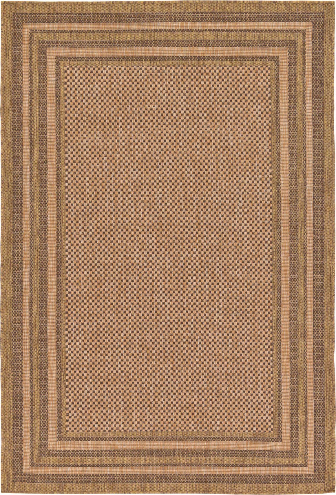 Stock photo for reference Outdoor Border Area Rug - Multi Border (5' x ...