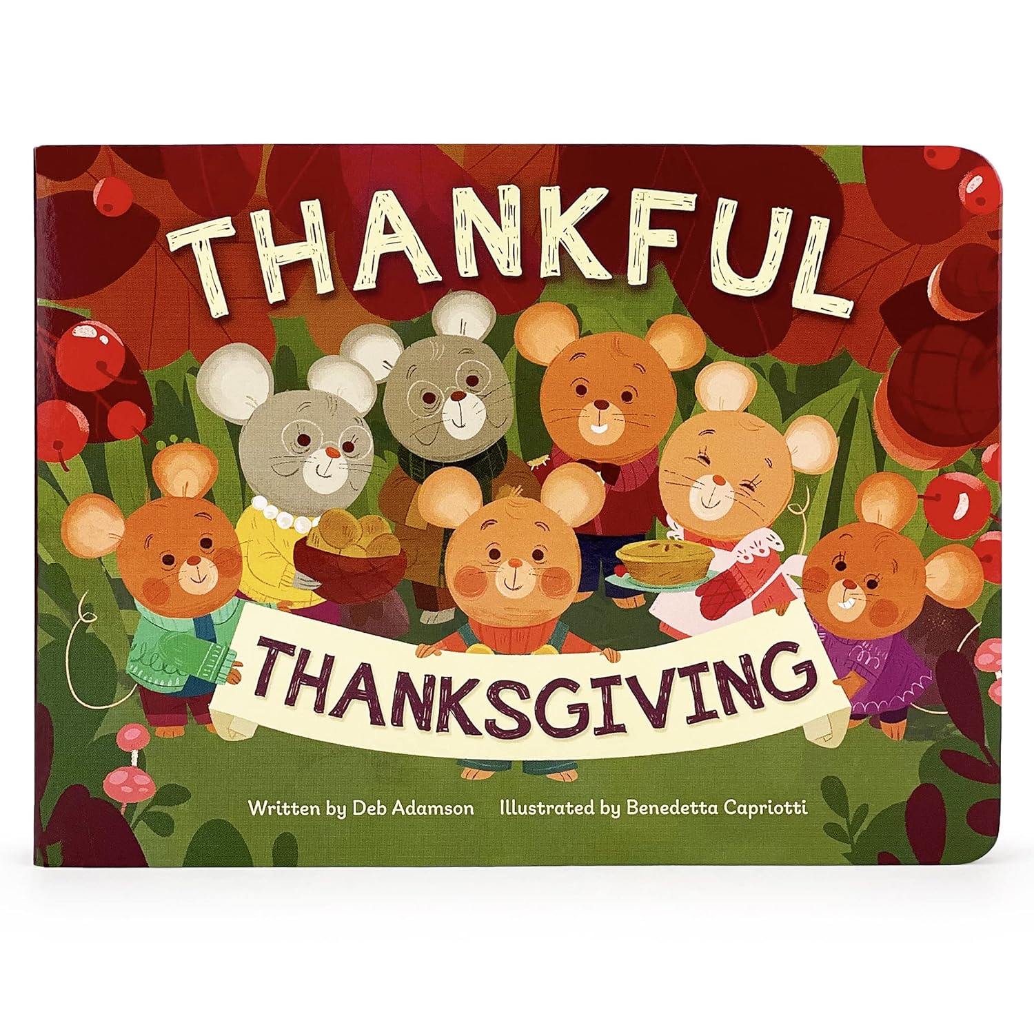 Amazon.com: Thankful Thanksgiving Small Children's Picture Board Book ...