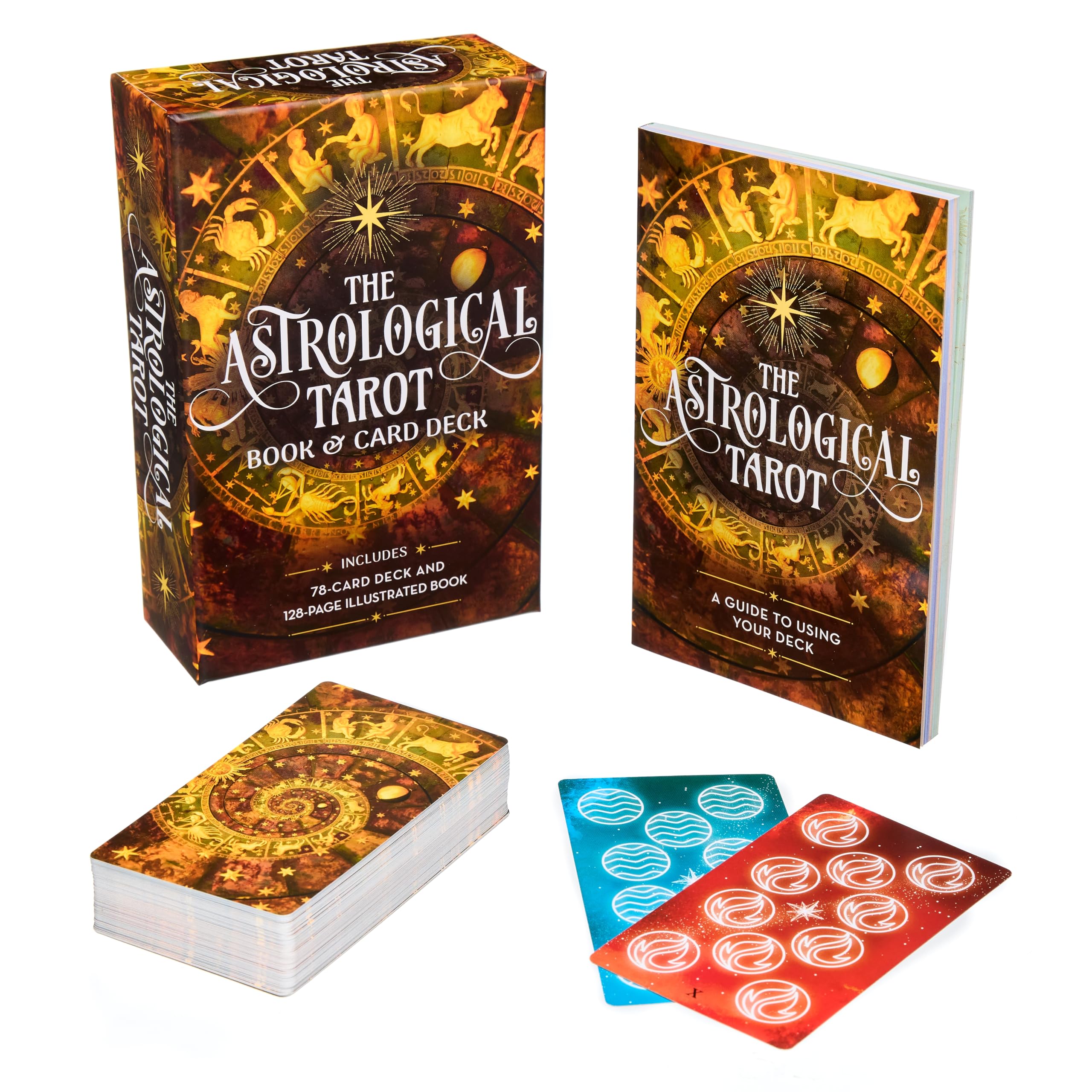 The Astrological Tarot Book & Card Deck: Includes a 78-Card Deck and a ...