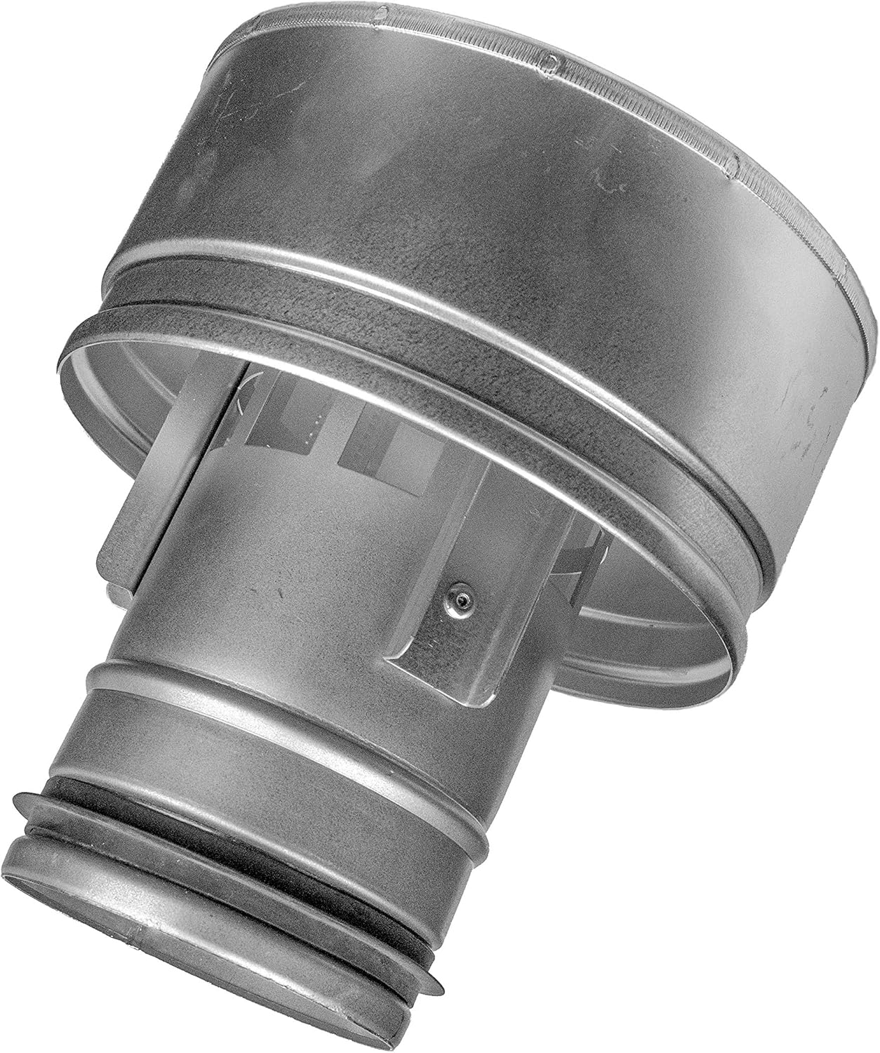 4 Inch Roofing Rain Cap - Galvanized Steel Round Roof Vent Cover with ...