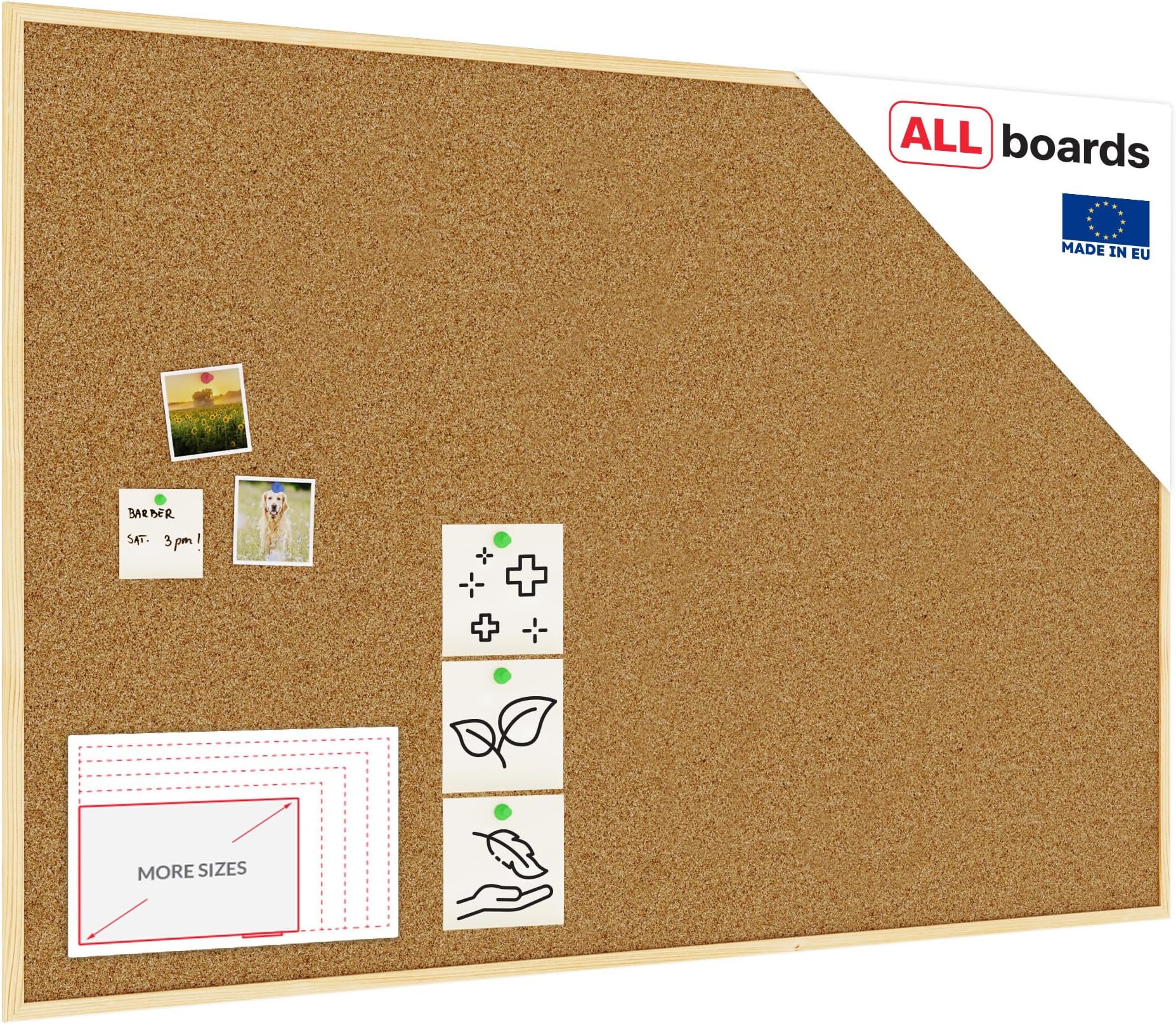 Sundeala Board | Pinboard Notice Board 6mm | 1220mm x 610mm (4ft x 2ft ...