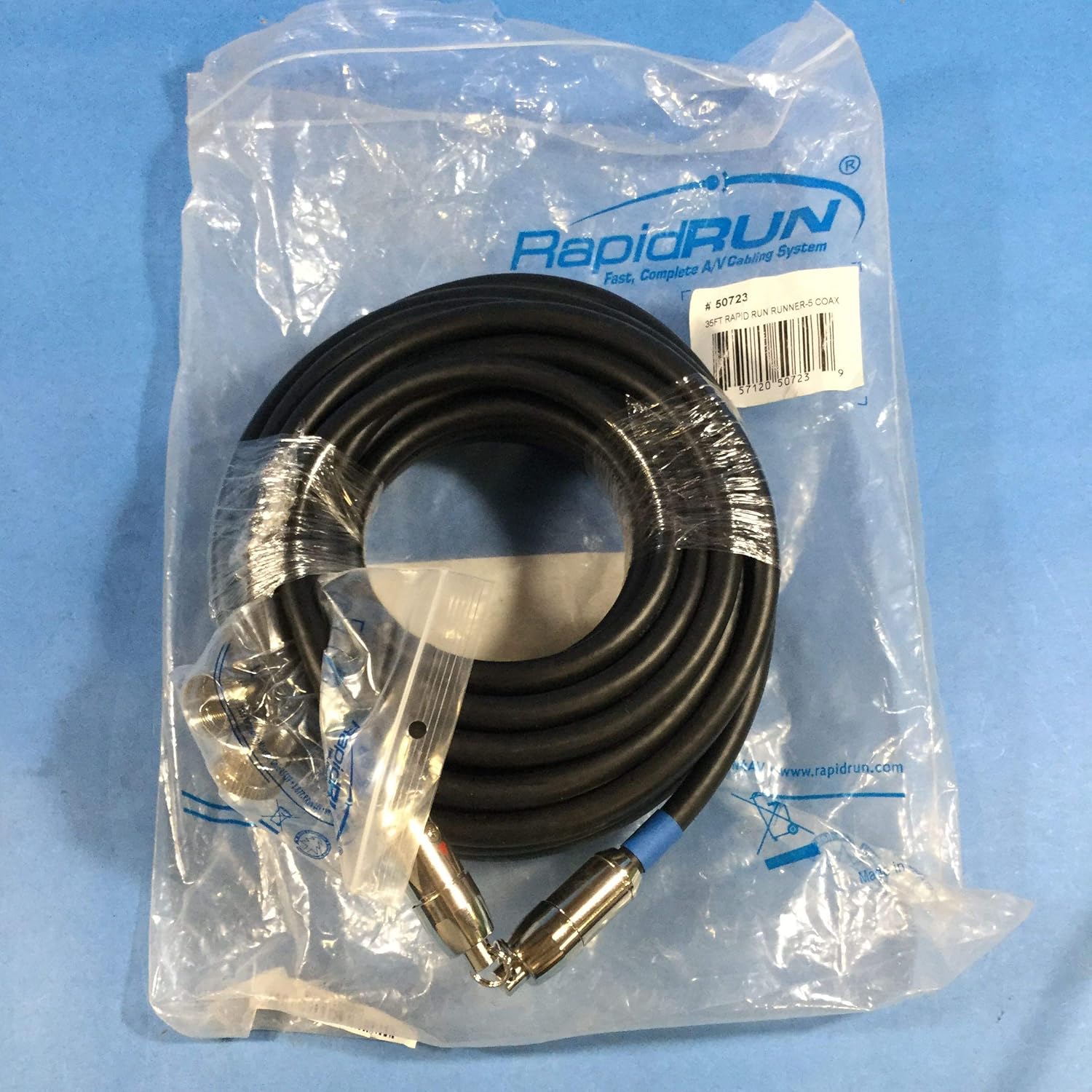 Amazon.com: Rapid Run 35' HT (5-Coax) Runner Cable CL2 Rated (Color ...