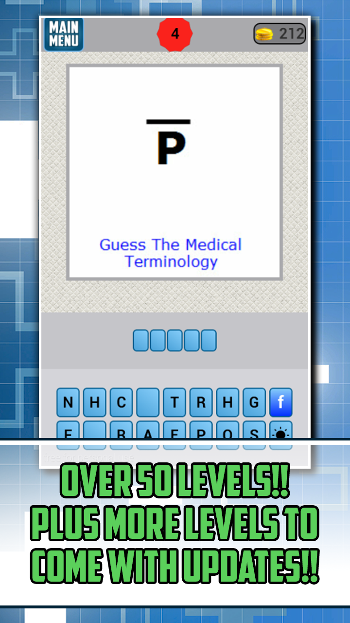 Medical Terminology And Abbreviation Word Game - 1 Pic 1 Med Term - App ...