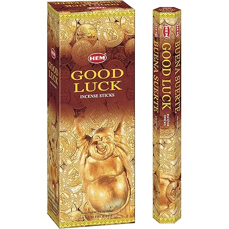 Amazon.com: Good Luck - Box of Six 20 Gram Tubes - HEM Incense : Home ...
