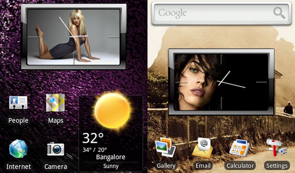Beautiful Celebrities Clocks - App on Amazon Appstore