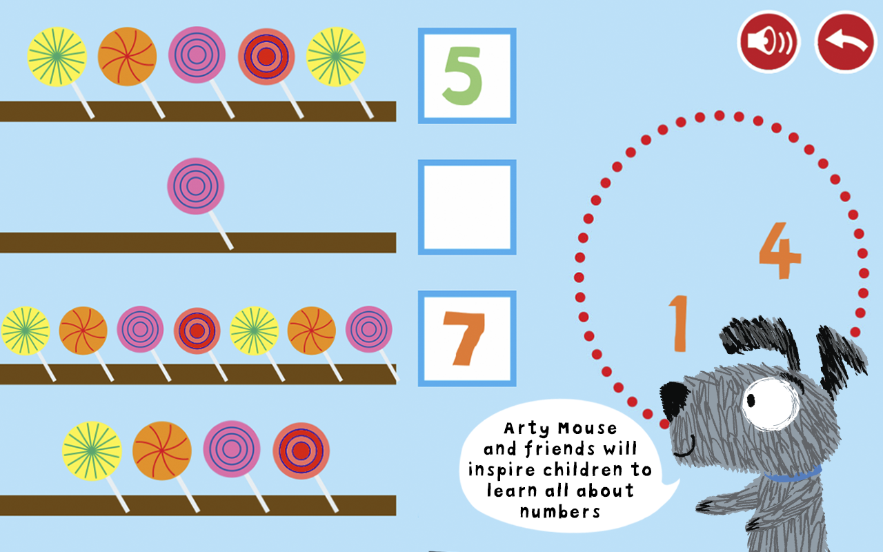 Arty Mouse Numbers - App on Amazon Appstore
