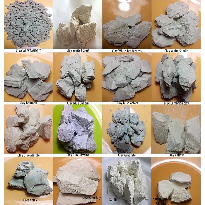 Buy The Edible Clay + Edible Chalk. 4 Types of Clay + 4 Types of Chalk ...