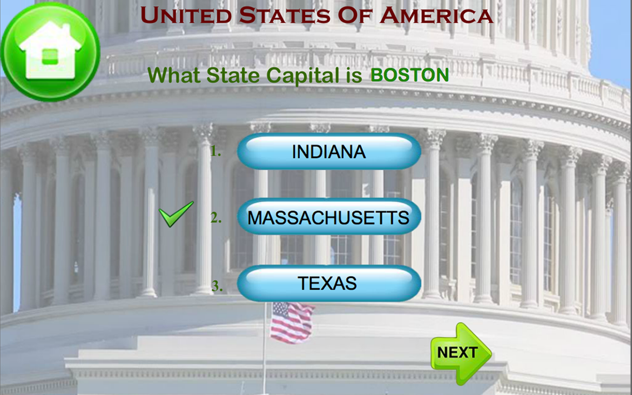 States Capitals Flags Pro - Learn United States of America Map Puzzles ...
