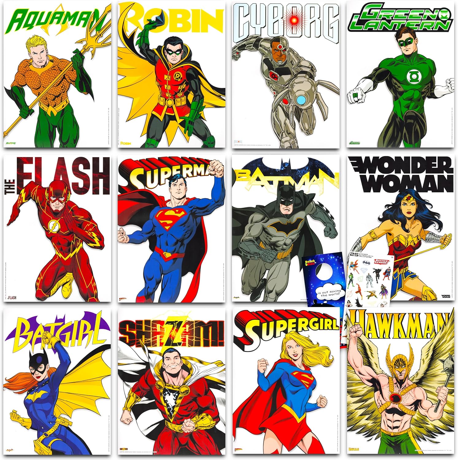 Amazon.com: Justice League Posters Book - DC Comics Poster Pack Bundle ...