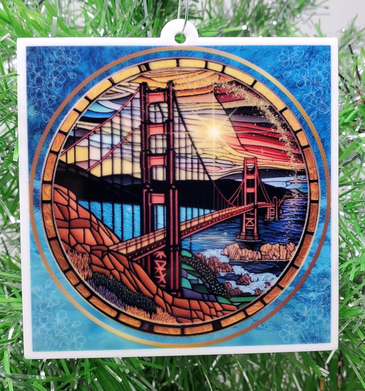 Amazon.com: Golden Gate Bridge Christmas Ornament : Home & Kitchen