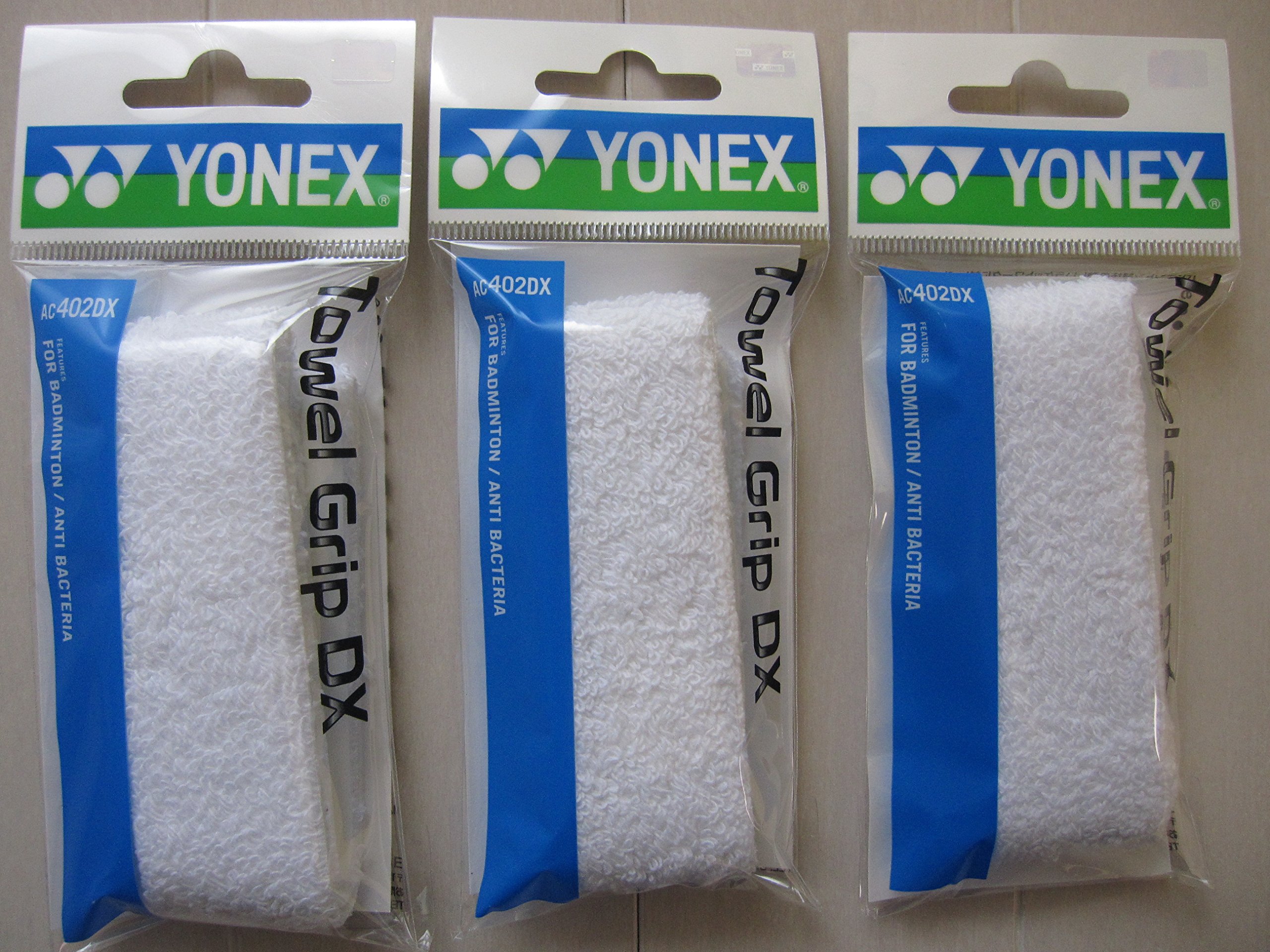 Buy Yonex Towel Grip Dx Ac402dx White (Ac402dxw3f) Set of 3 Online at ...
