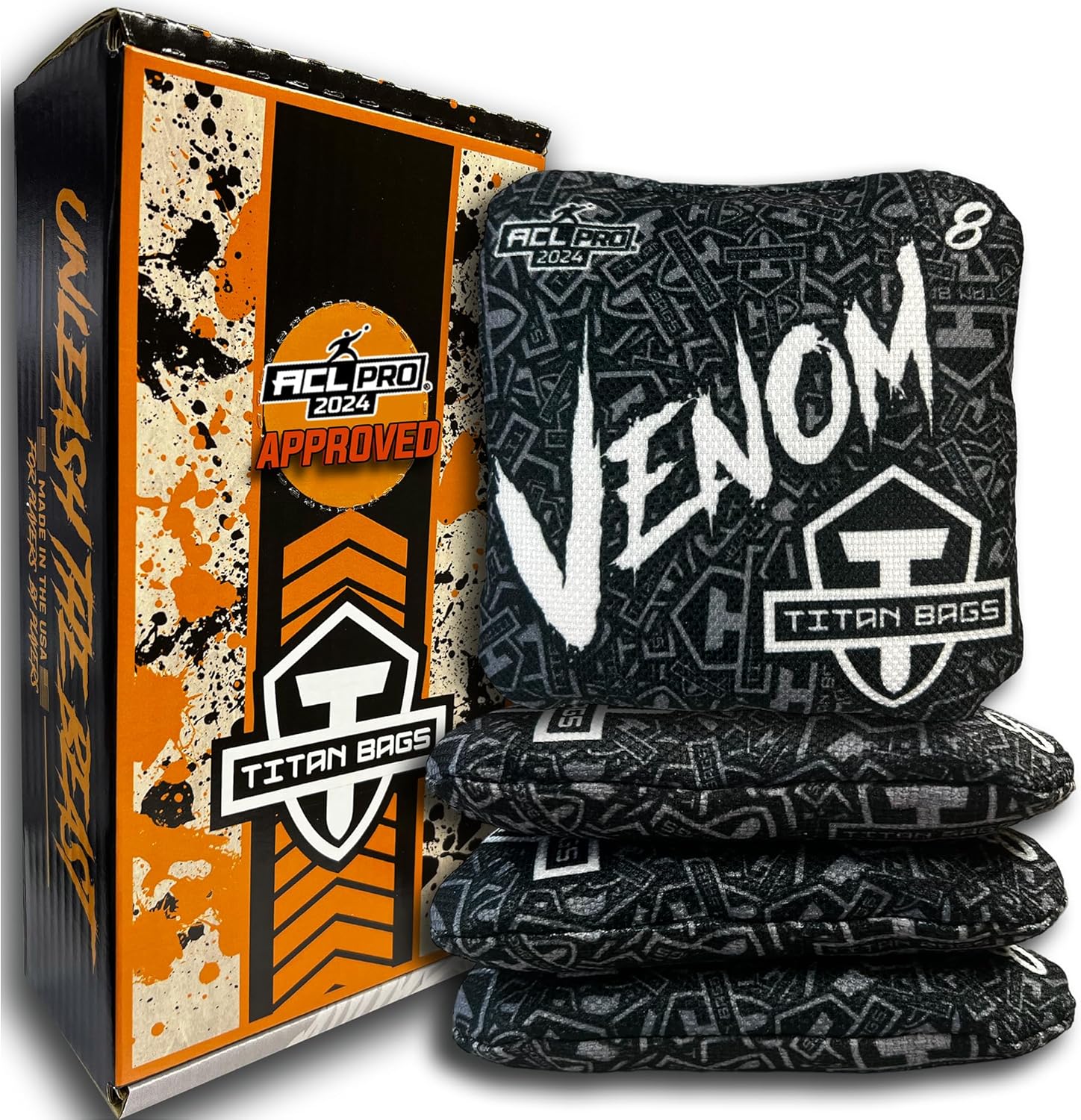 Titan Bags - Venom - ACL PRO Approved Toss Bags, Bean Bags- Regulation ...