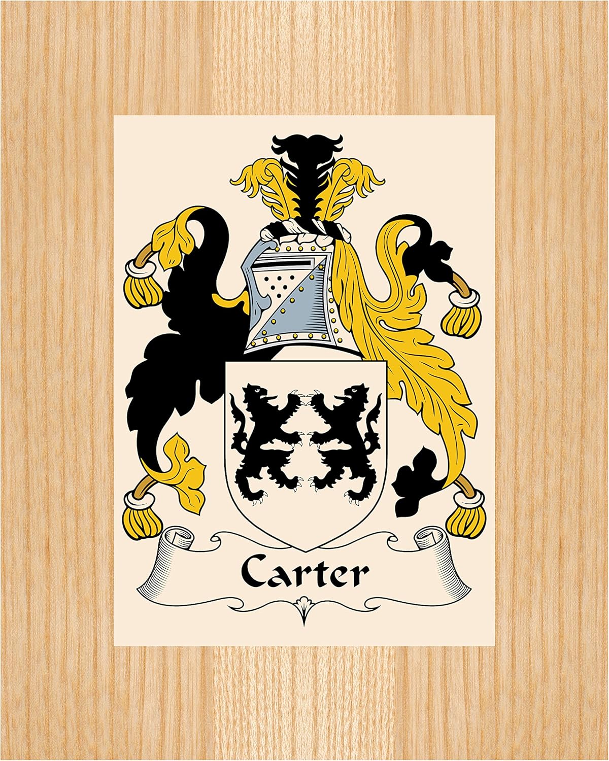 Amazon.com - Carter Coat of Arms/Carter Family Crest 8X10 Photo Plaque ...