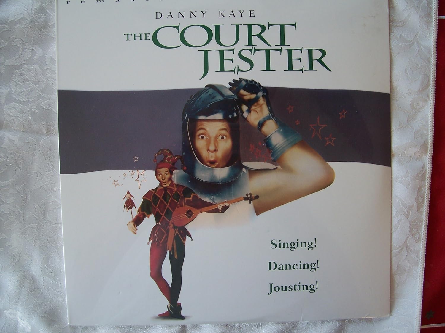 Laserdisc THE COURT JESTER with Danny Kaye, Glynis Johns, Basil ...