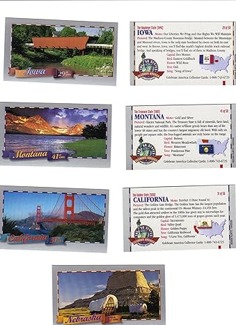 Celebrate America The Fifty States Collector Cards: RJ Reynolds Tobacco ...