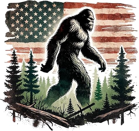 Amazon.com: Bigfoot Fabric Panel for Quilting Crafting Sewing Quilt ...
