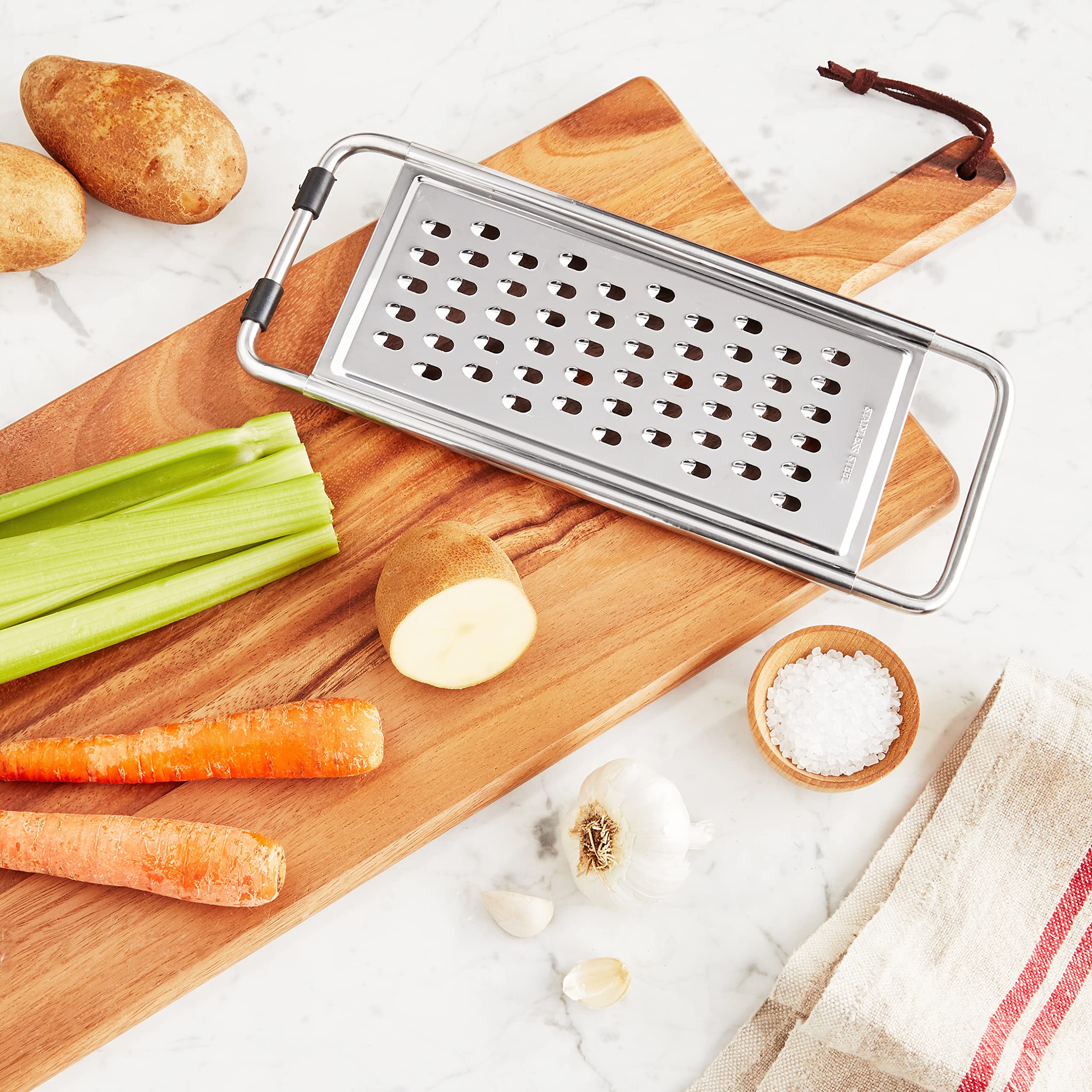 Snapklik.com : Browne Stainless Steel Coarse Grater