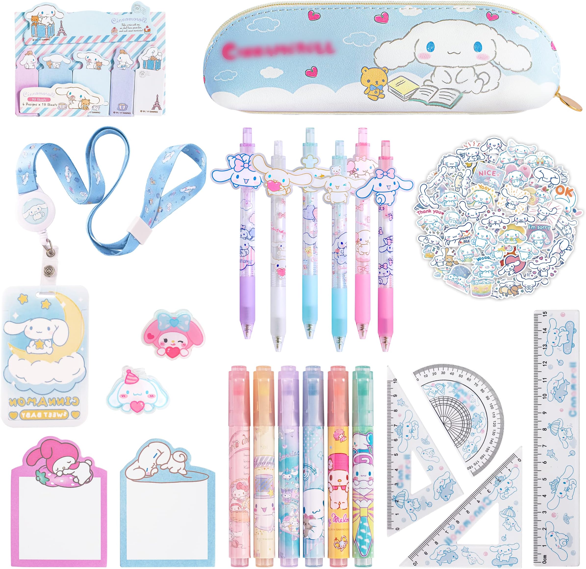 Amazon.com : FETELAZ Cute School Supplies Stationery Gift Set, Cartoon ...