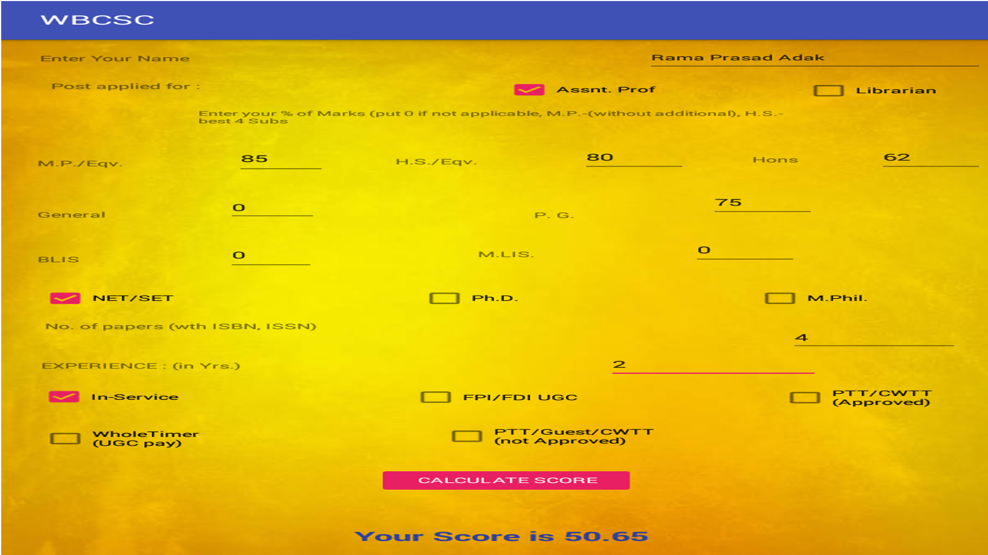 WBCSC SCORE - App on Amazon Appstore