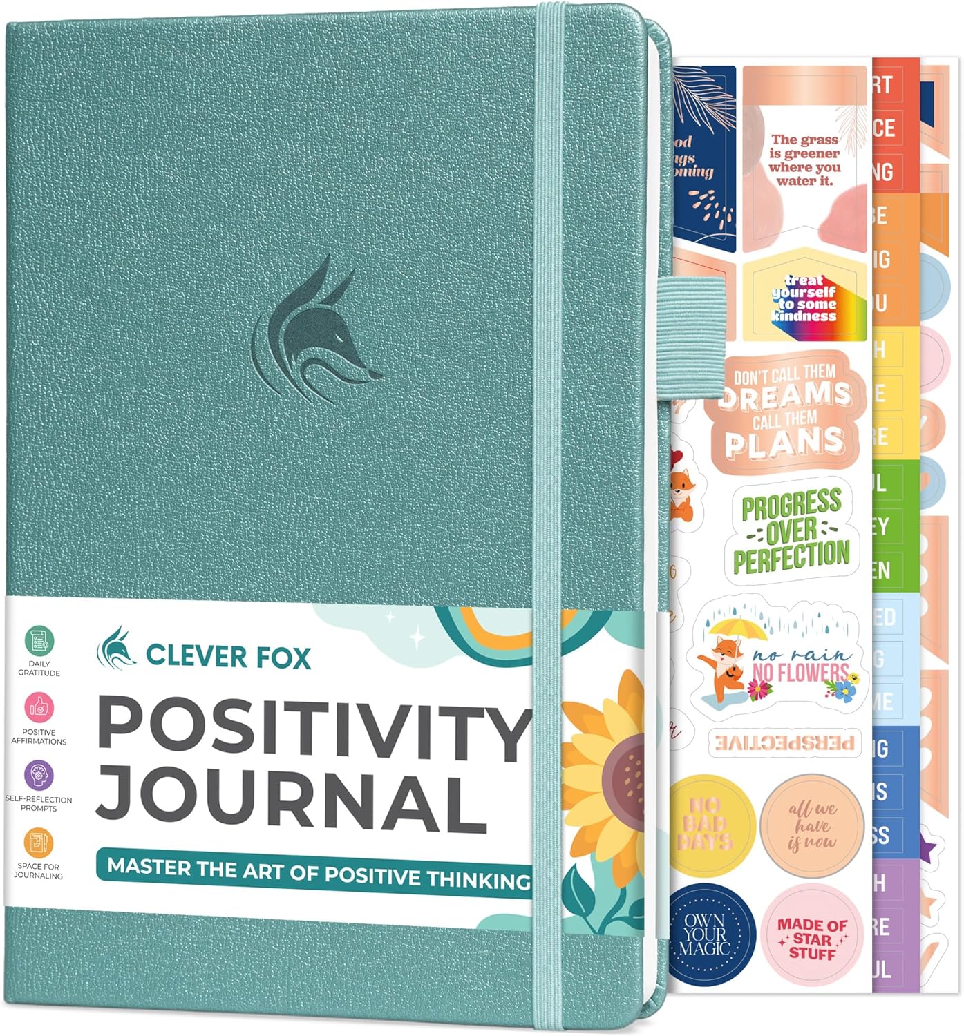Amazon.com : Clever Fox Positivity Journal – Daily Gratitude ...