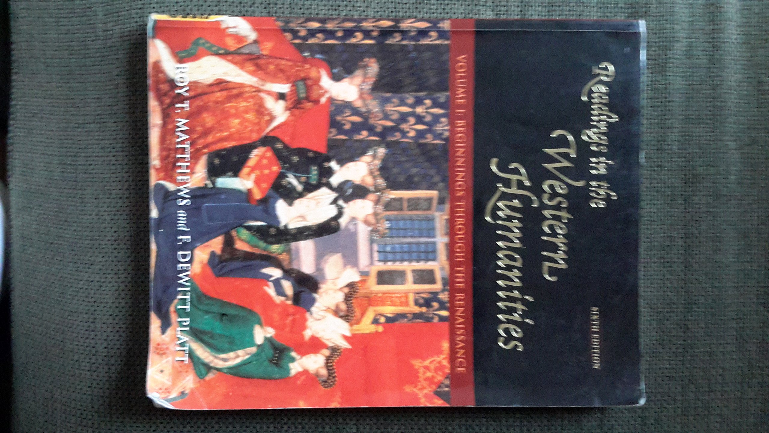 Amazon.com: Readings in the Western Humanities, Volume 1: 9780073136394 ...