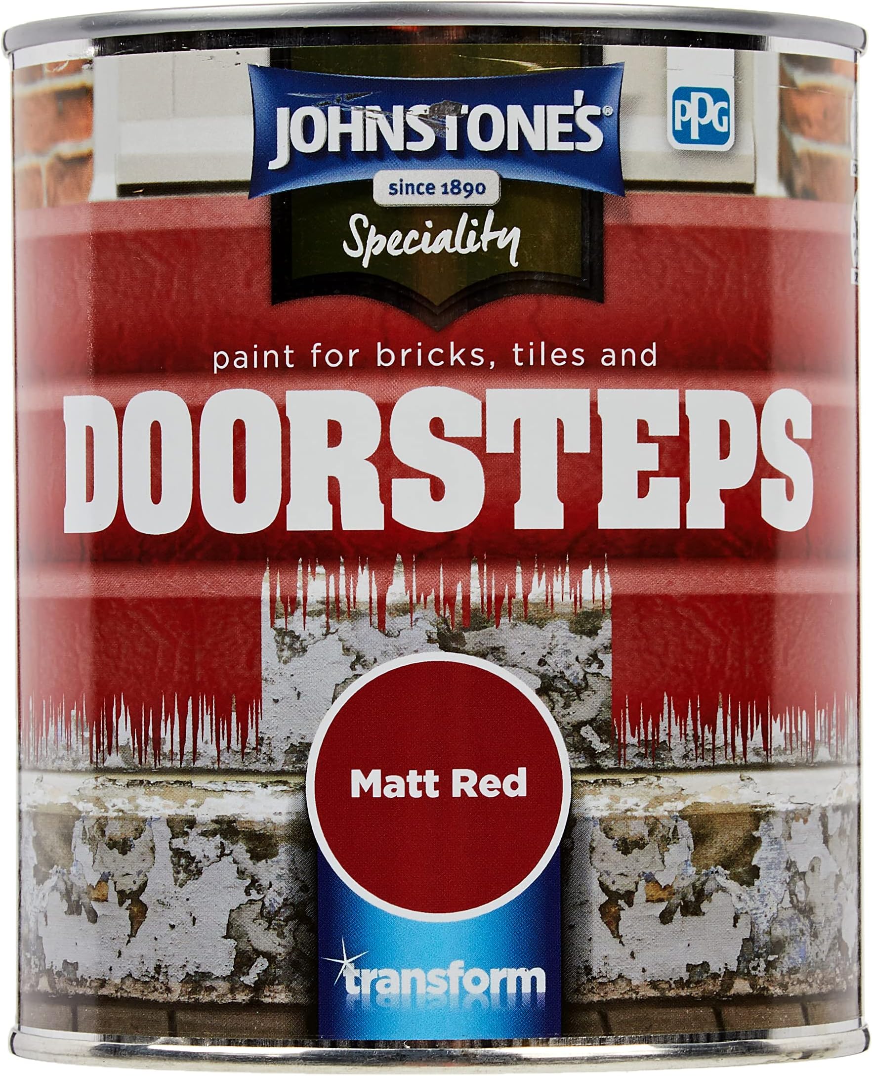 Rustins BRITW1000 Quick Dry Brick & Tile 1L, Red : Amazon.co.uk: DIY ...