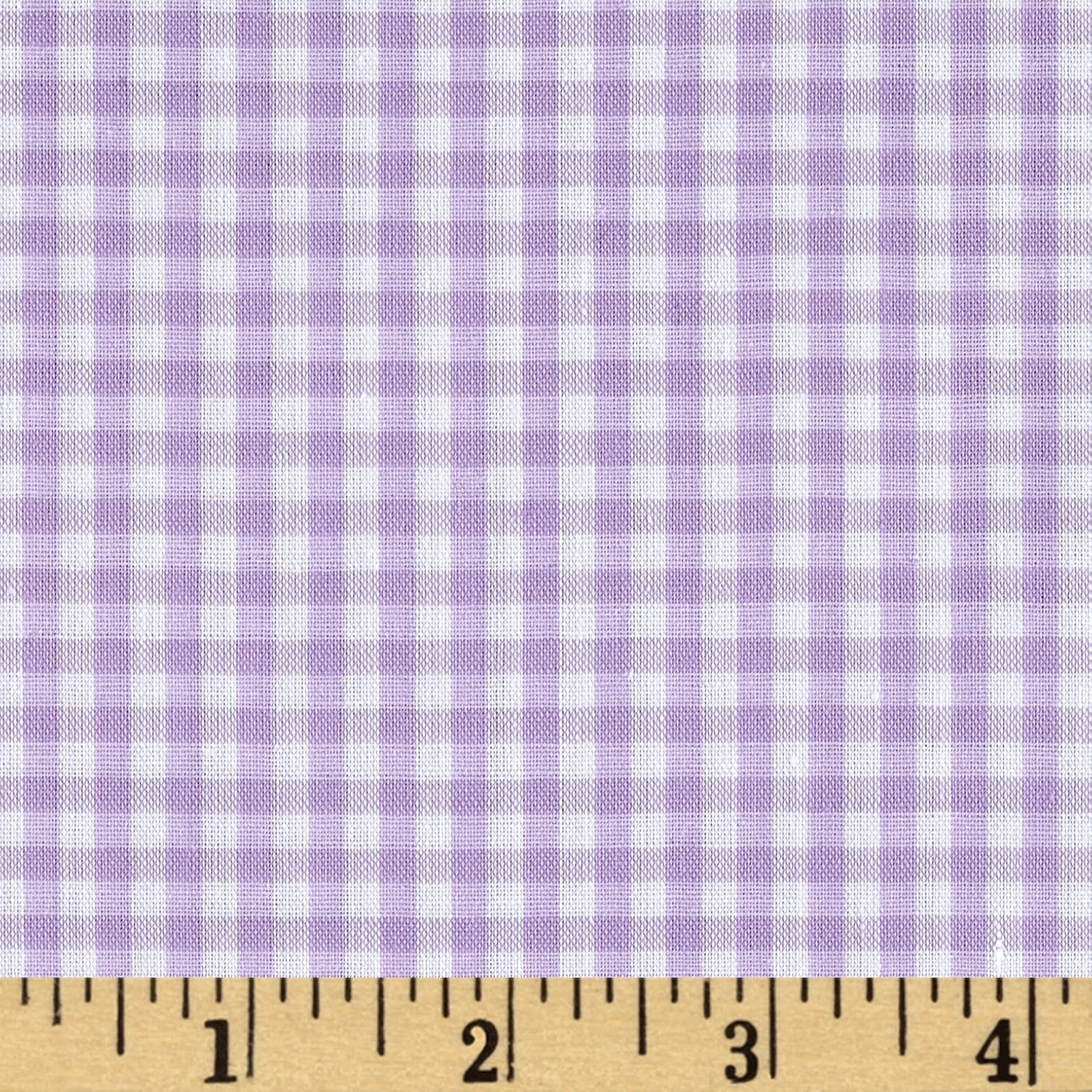 Amazon.com: Richcheck 60" Gingham Check 1/8" Lilac, Fabric by the Yard ...