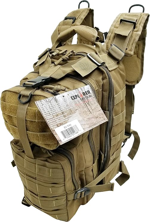 Amazon.com: EXPLORER Tactical Assault Pack - Combat Rucksack - 17 ...