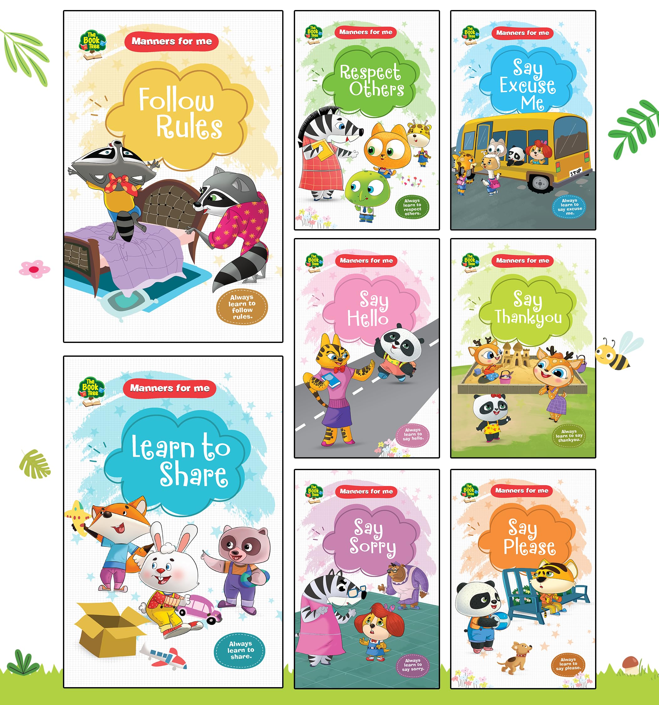 Buy Manners For Me Story Books for Kids | Set of 8 Books | Teaching ...