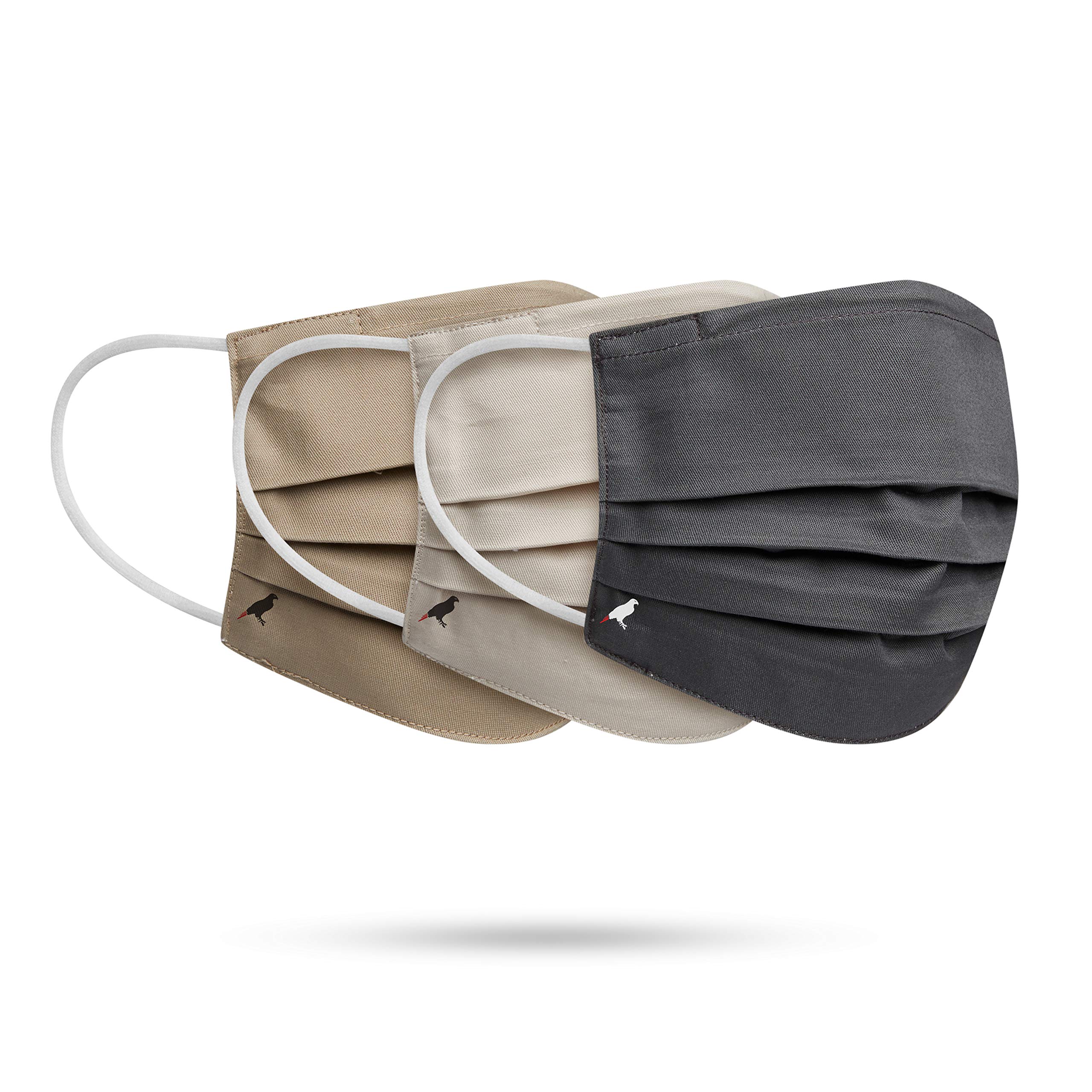 Pale Male Box Brand Fabric Face Masks Pleated Style Adjustable ...