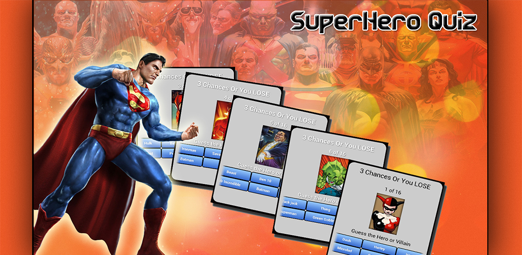 SuperHero Quiz - App on Amazon Appstore