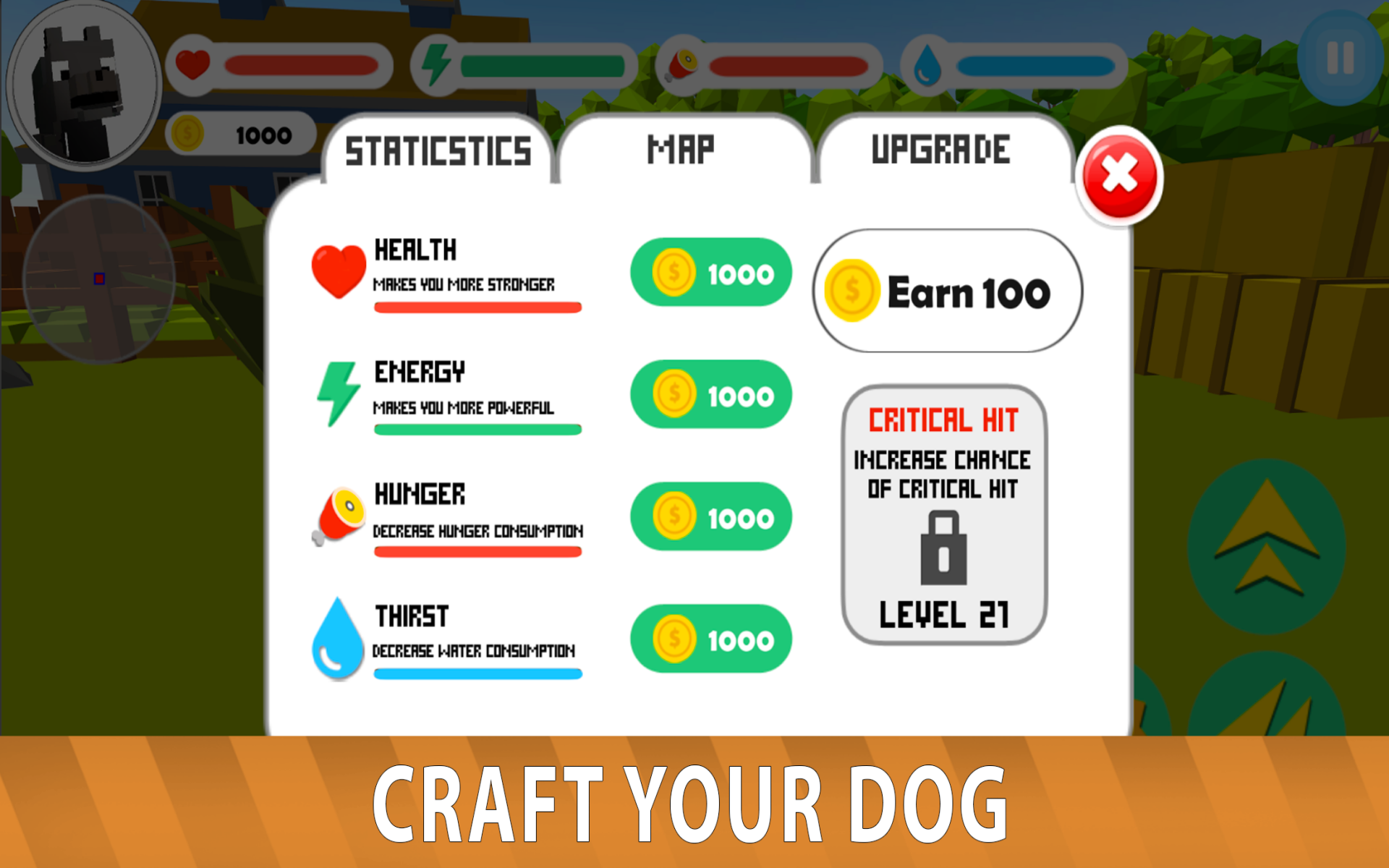 Blocky Dog: Farm Survival - App on Amazon Appstore