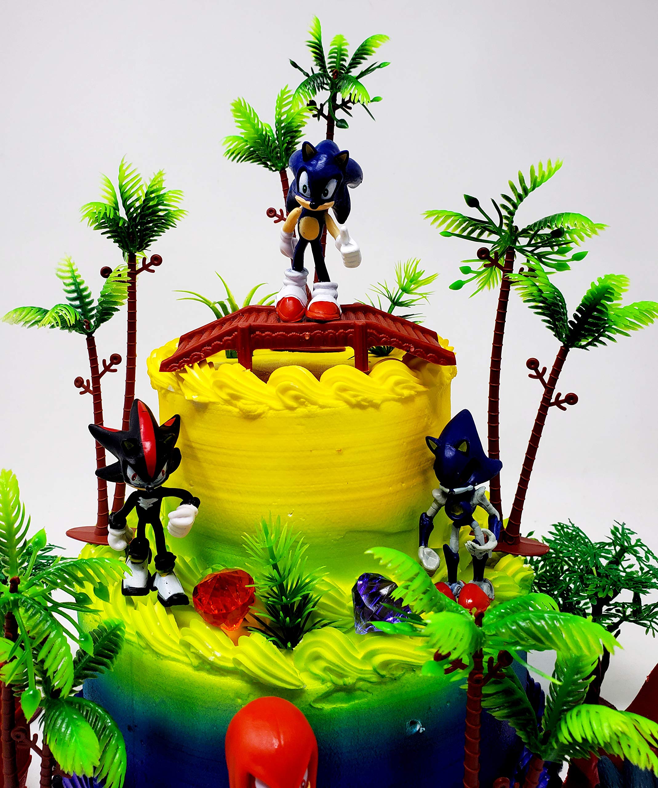 SONIC and Friends Deluxe Game Scene Birthday Party Cake Topper ...