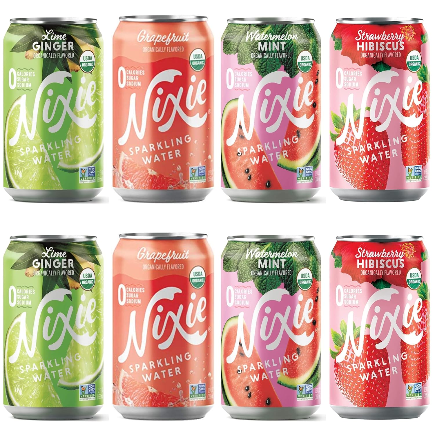 Amazon.com: ADVENTURE BOX Nixie Sparkling Flavored Water, 12 fl oz cans ...