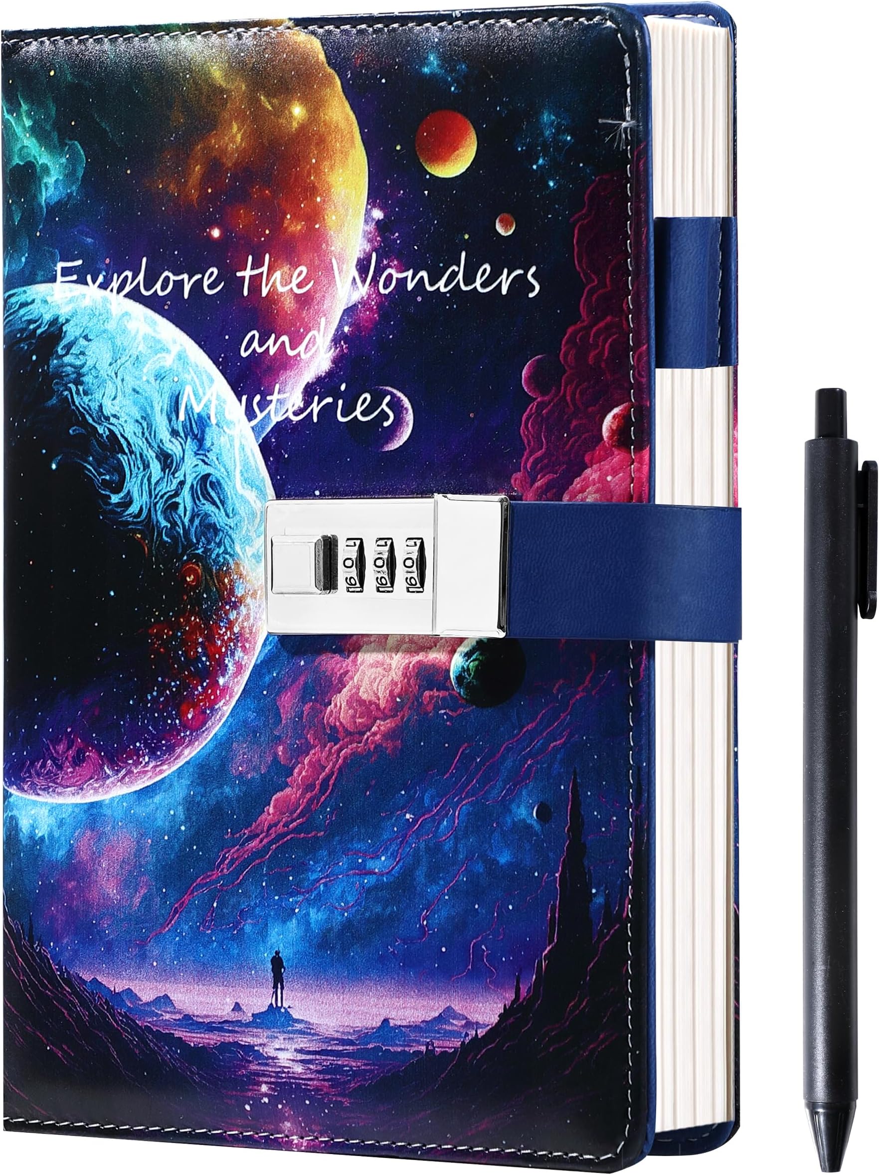 Amazon.com: MSA Official Diary with Lock Leather Diary Journal with ...