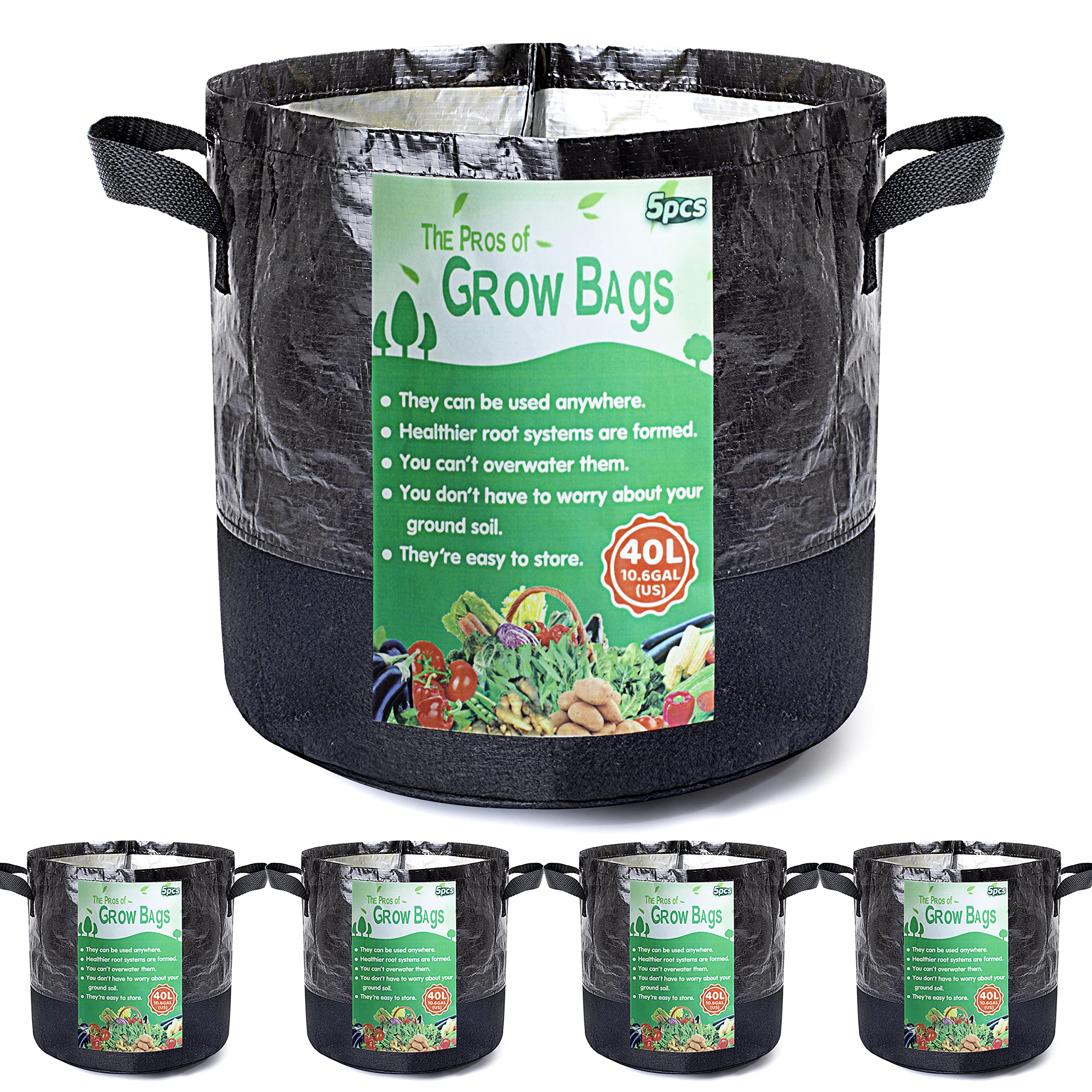 Growerz® WetLockz 40-Litre 5pcs Heavy Duty Selective Water Retention ...