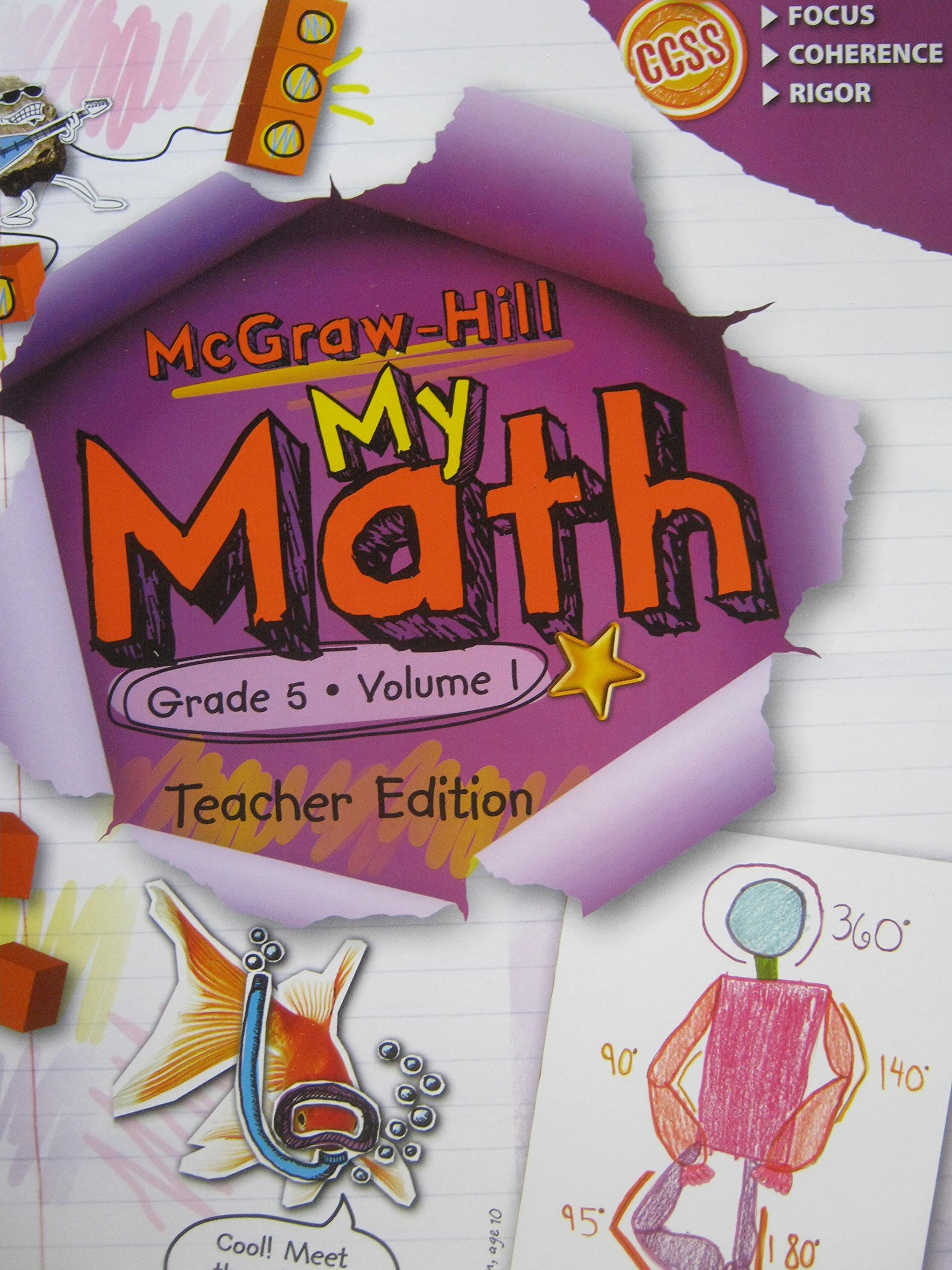 My Math Grade 5 Volume 1 Teacher's Edition: John A. Carter, Gilbert J ...