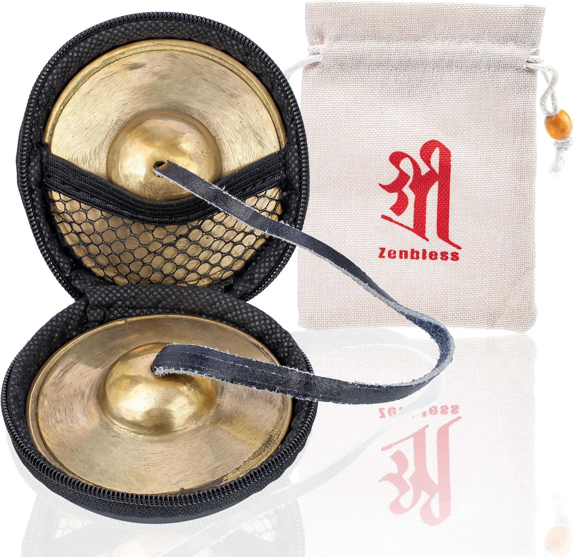 Amazon.com: Himalayan Bazaar Tingsha cymbals Bells Tibetan Singing ...