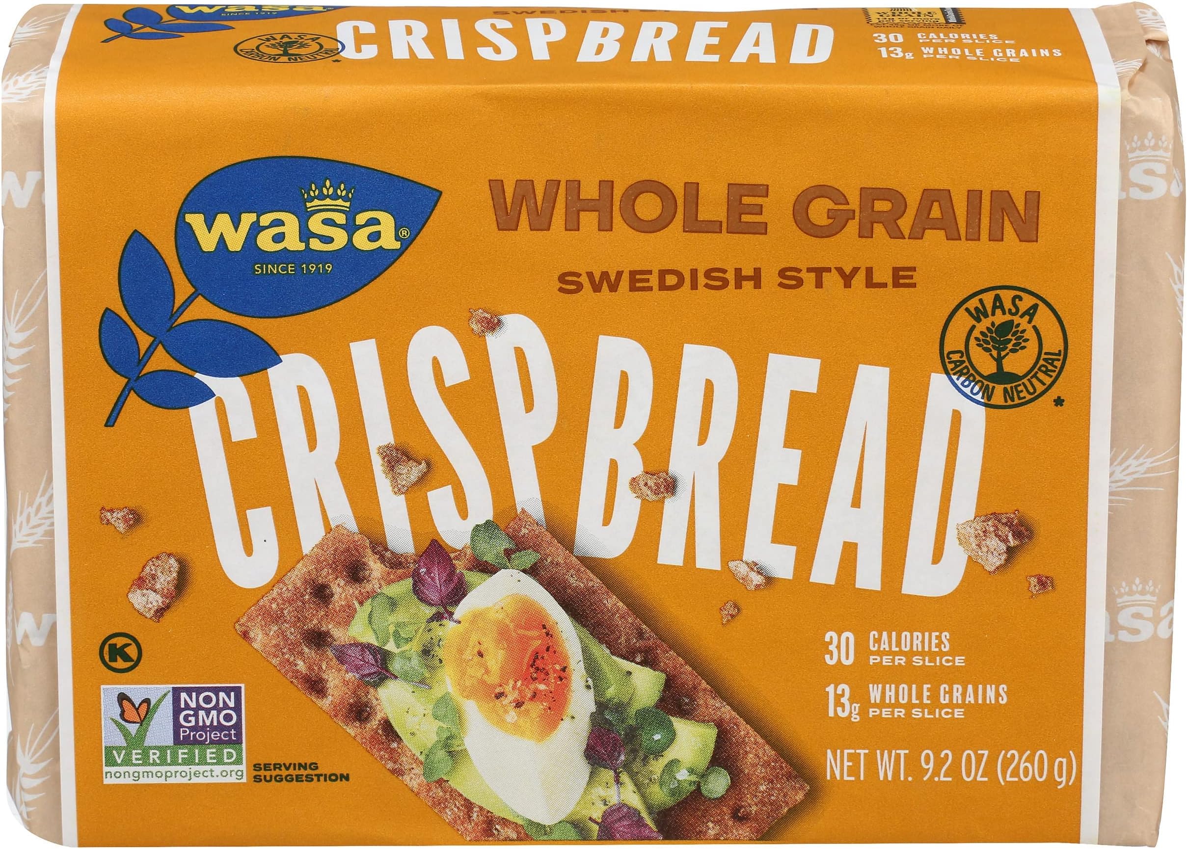 Amazon.com: Wasa Wholegrain Crispbread, 9.2 Oz (Pack of 1)