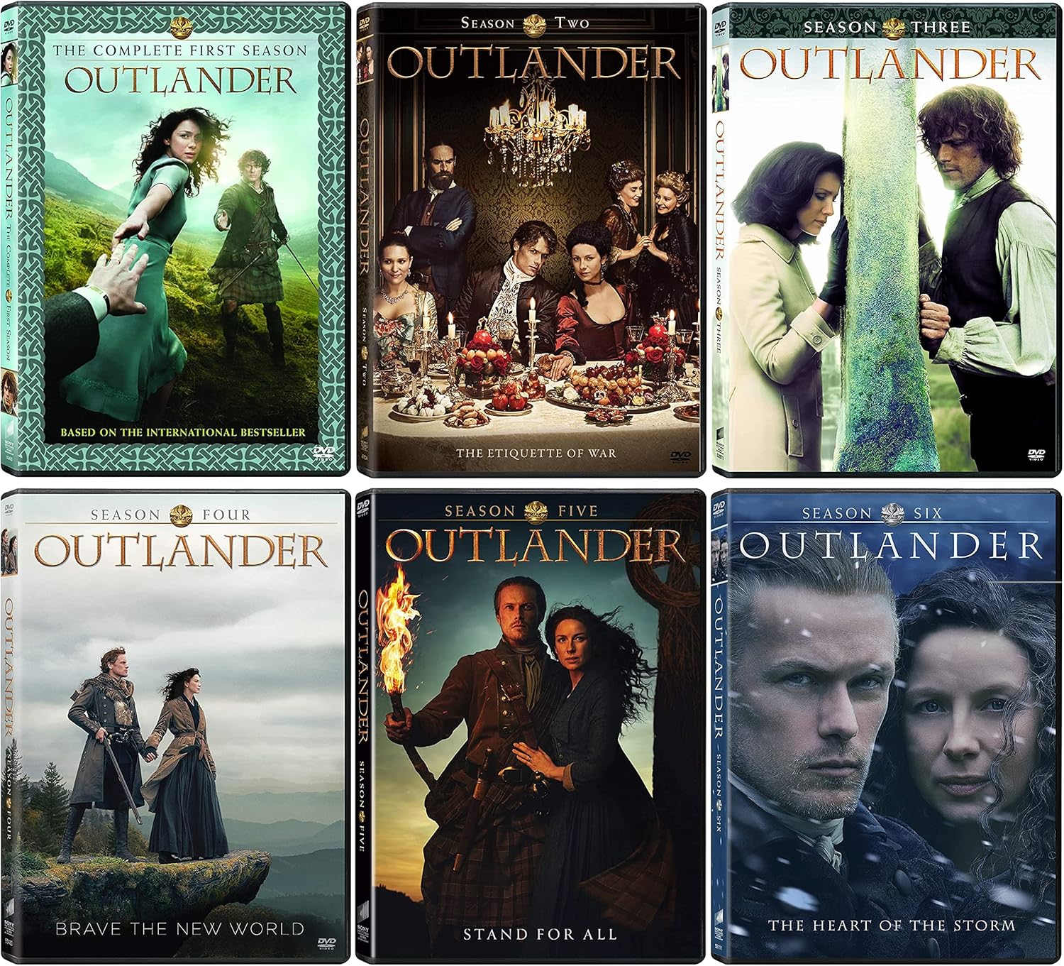 Outlander Complete Series DVD Seasons 1-6: Amazon.co.uk: DVD & Blu-ray