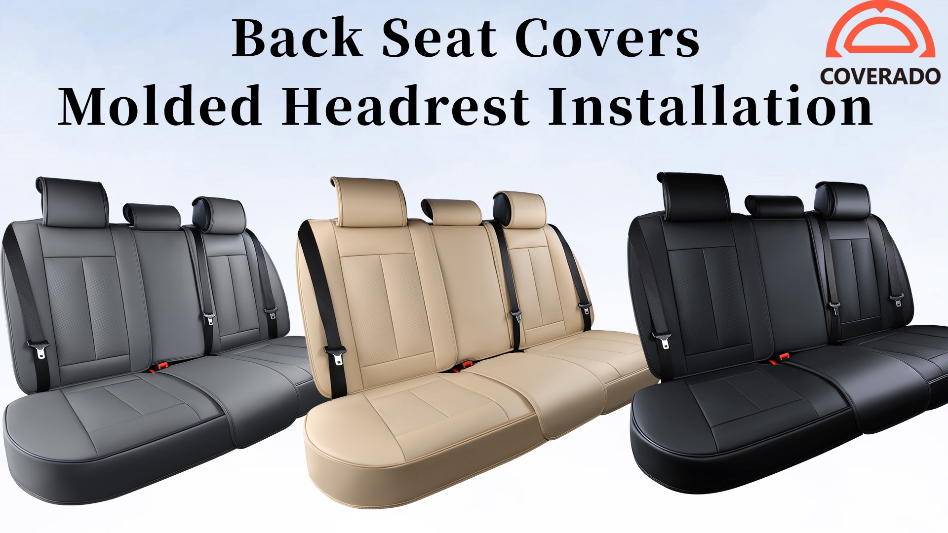 Watch Coverado Back Seat Covers Molded Headrest Installation on Amazon Live