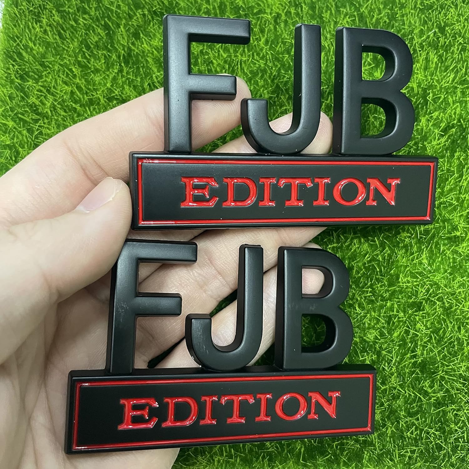 Amazon.com: 4PCS FJB Edition Bumper Stickers, Car Sticker 3D Raised ...
