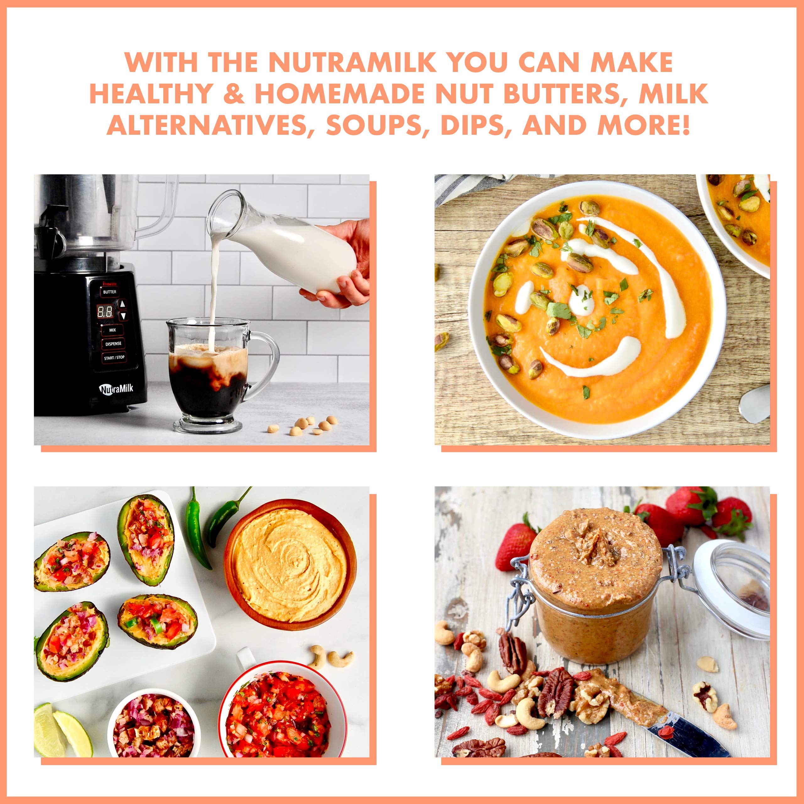 NutraMilk Nut Processor Machine, Nut Milk Maker Machine and Food ...