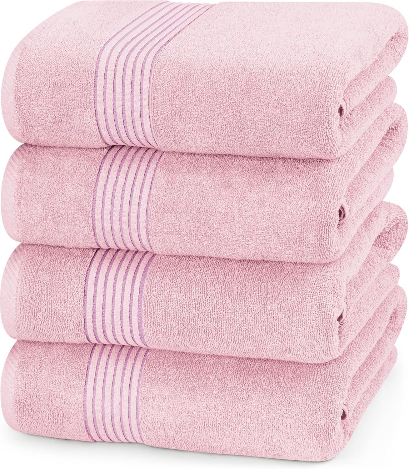 Amazon.com: Utopia Towels 4 Pack Bath Towels Set, (27 x 54 Inches) 100% ...